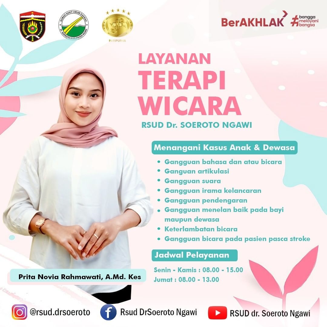 Poliklinik Terapi Wicara – RSUD Dr. Soeroto Kabupaten Ngawi
