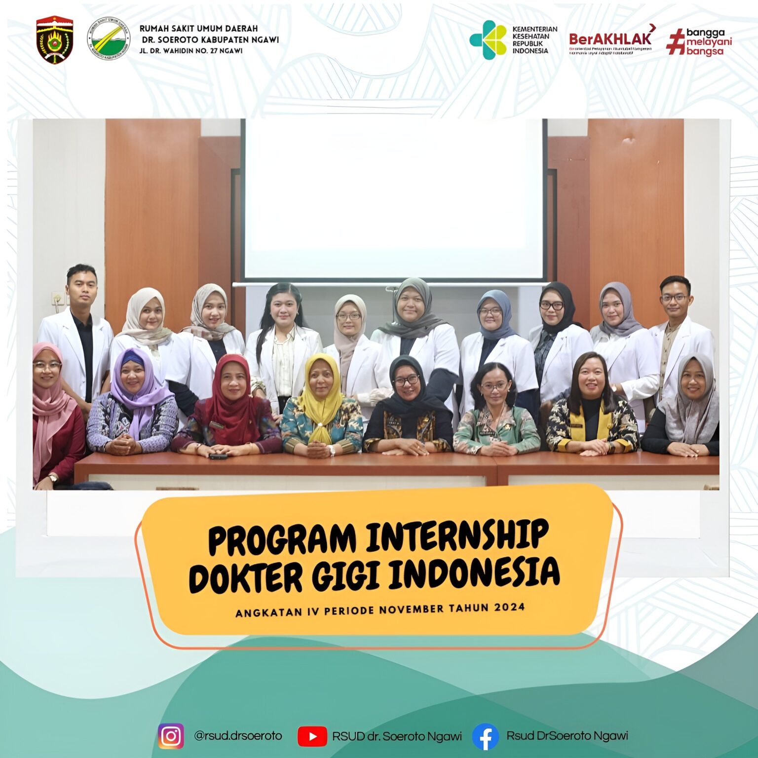 Kegiatan Penerimaan Dokter Gigi Internship RSUD dr. Soeroto Ngawi Tahun 2024 – RSUD Dr. Soeroto ...